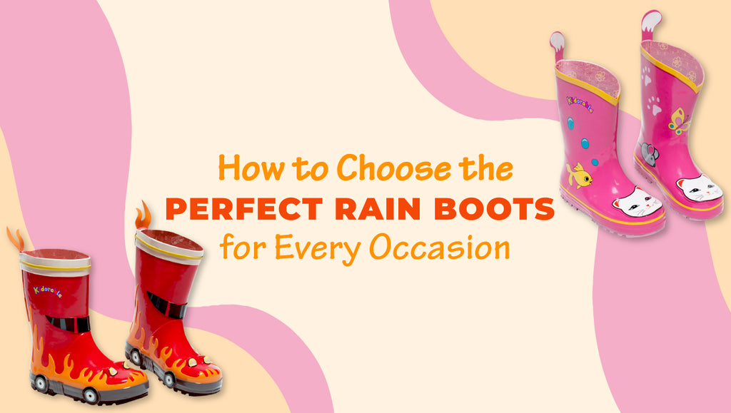 Choosing the Perfect Rain Boots for Every Occasion | Kidorable