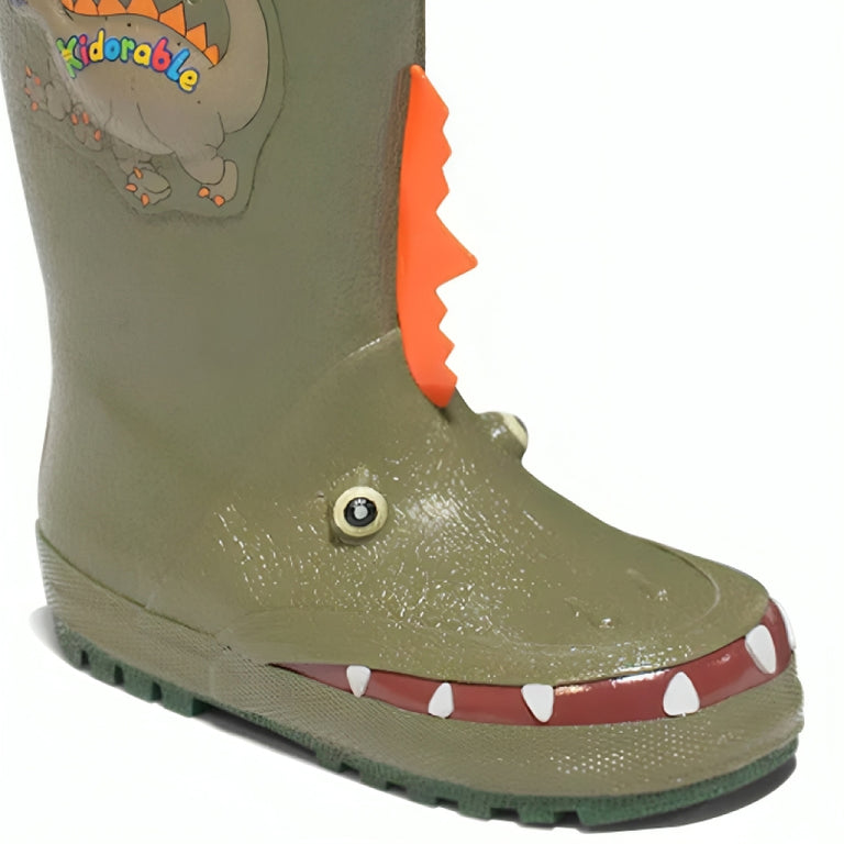 Kids Quality Dinosaur Rain Boots in Lincolnwood USA - Kidorable | Kidorable